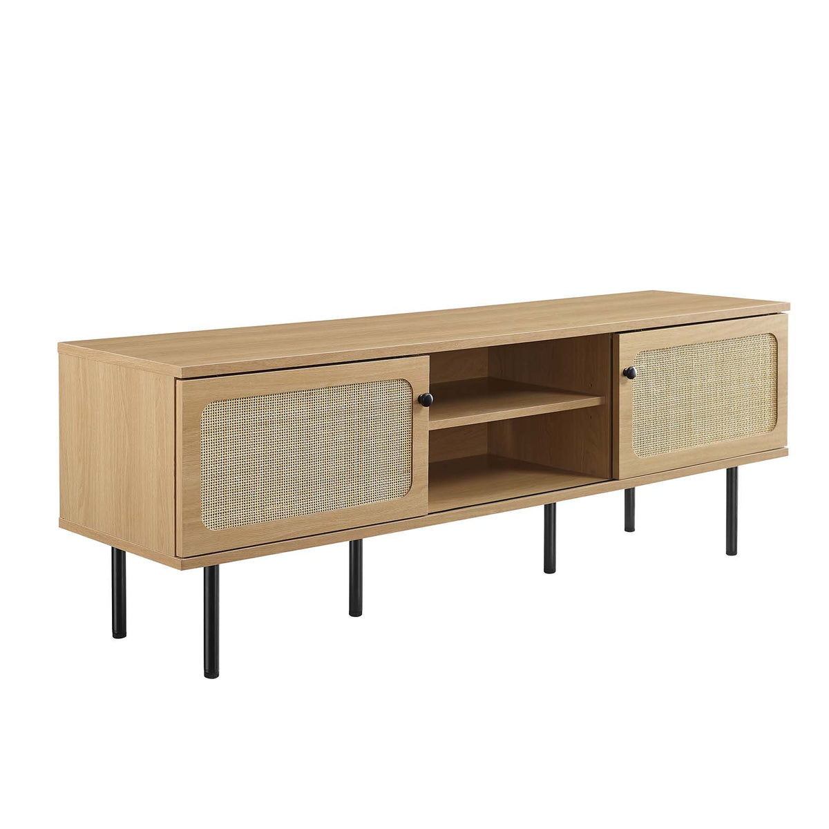 Oasis 60" Media Console in Oak – Sillou