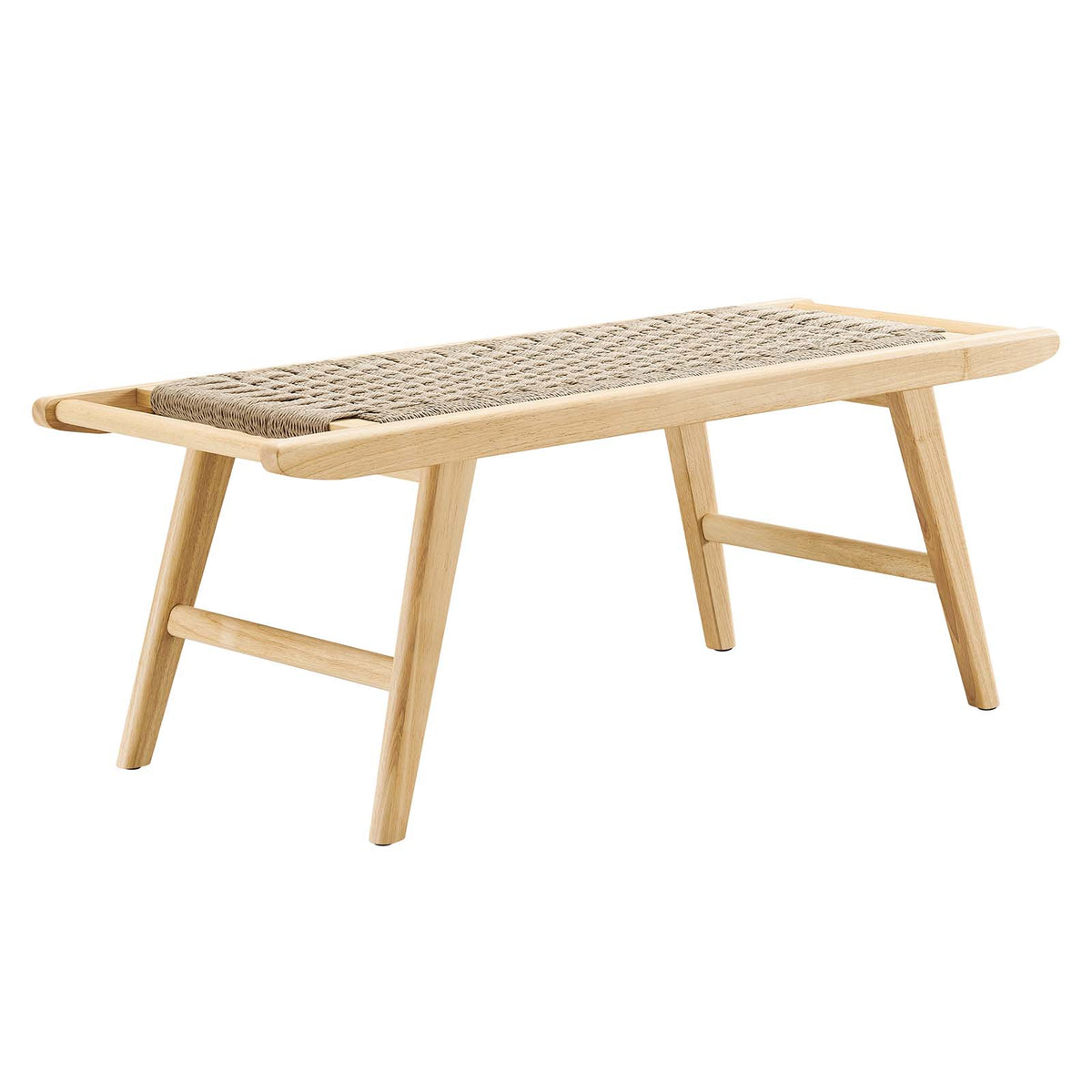 Quill Bench in Natural Woven/Natural – Sillou